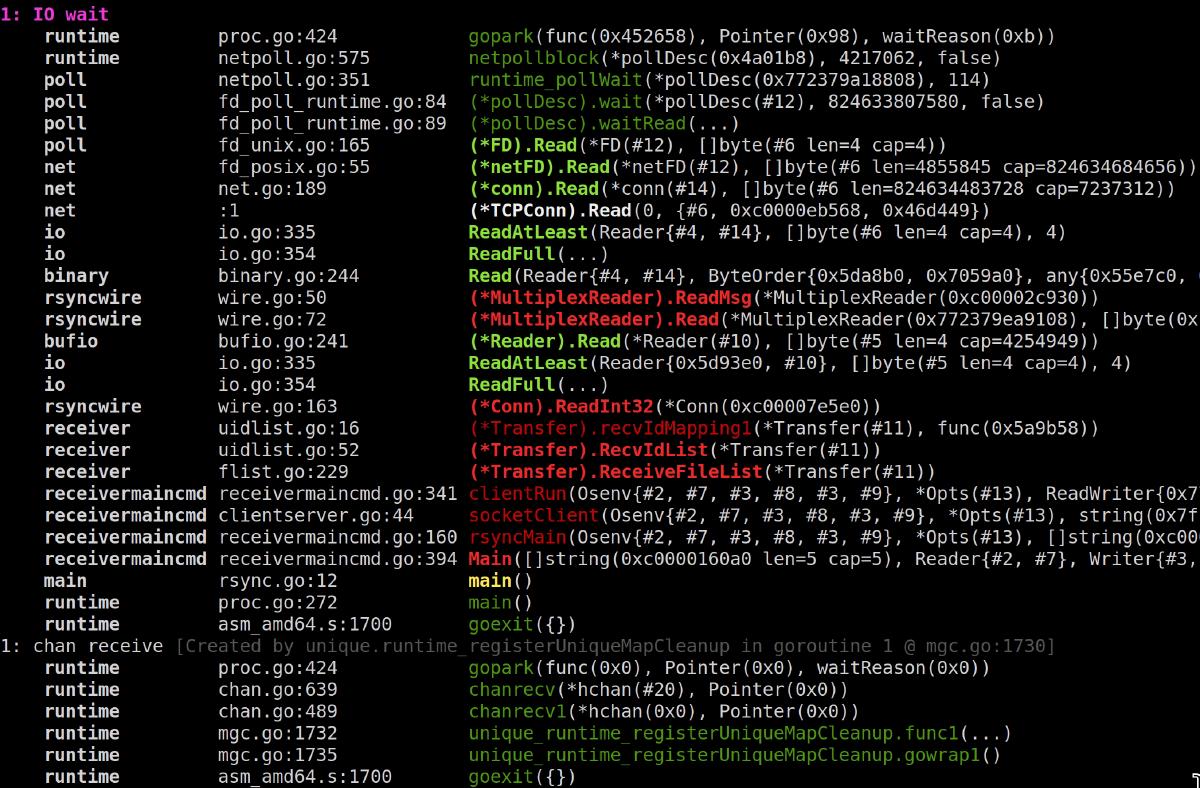 Tips to debug hanging Go programs - Michael Stapelberg