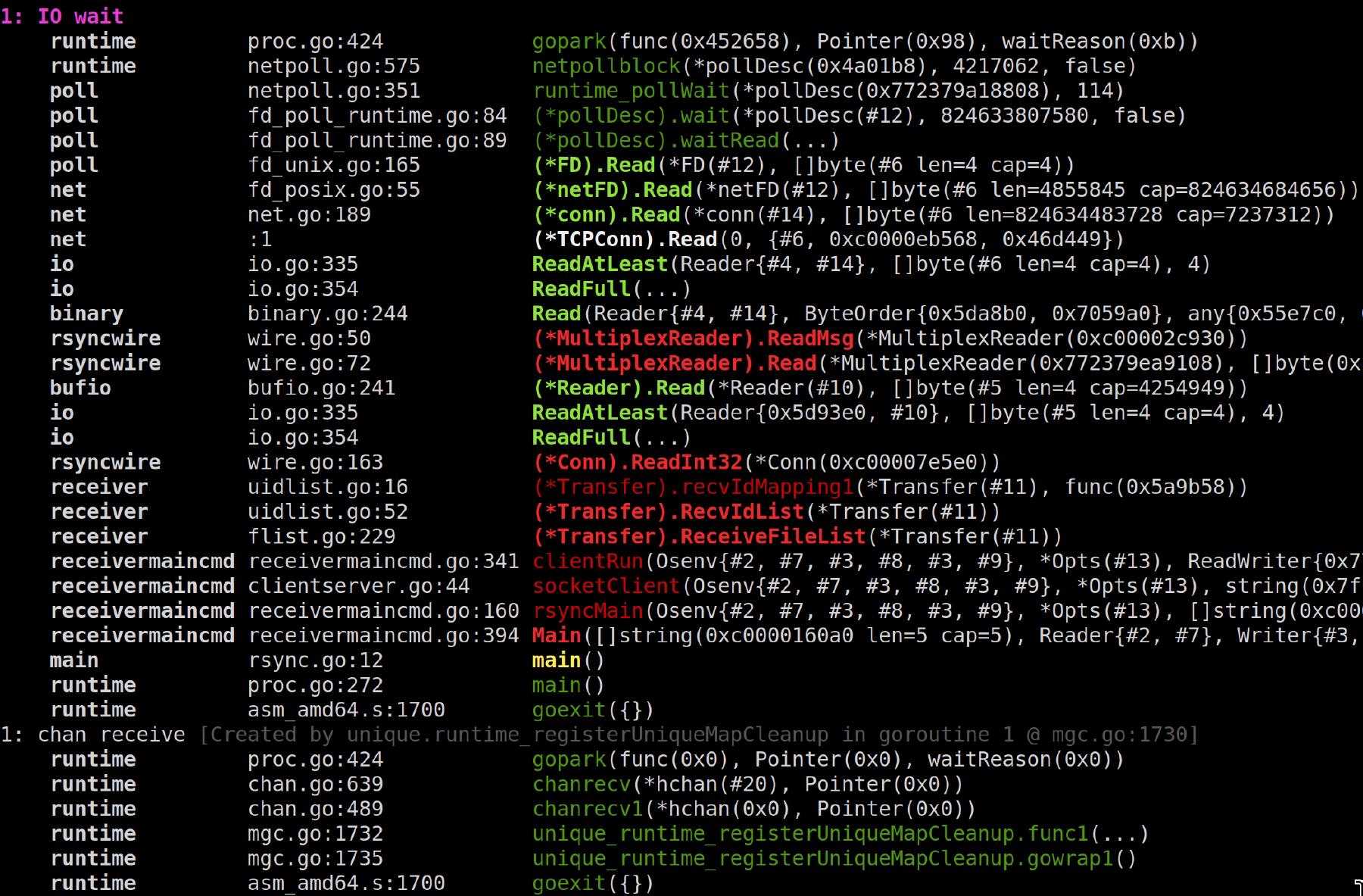 Tips to debug hanging Go programs - Michael Stapelberg